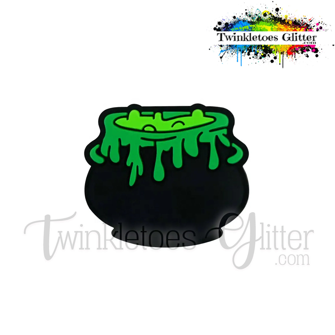 Witches Cauldron Silicone Focal Bead – Twinkletoes Glitter and More